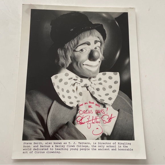 Other | Ringling Brothers Barnum Bailey Circus Signed Autograph Steve ...